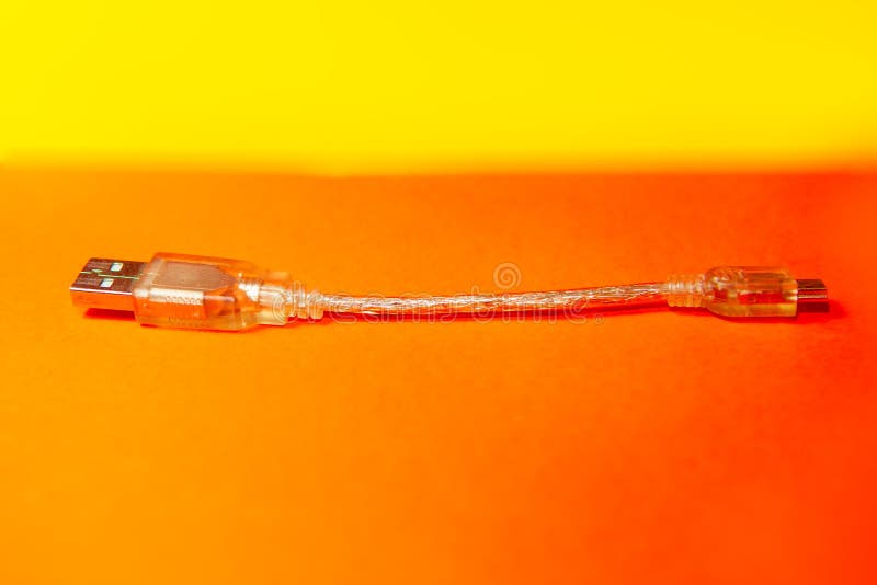 USB cable stock image. Image of network, hardware, communication ...