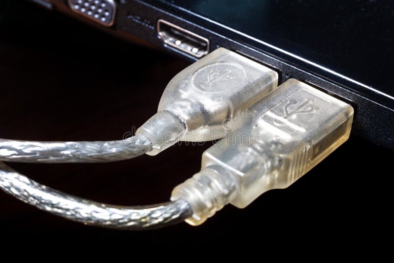 USB cable. stock photo. Image of communication, external - 94069190