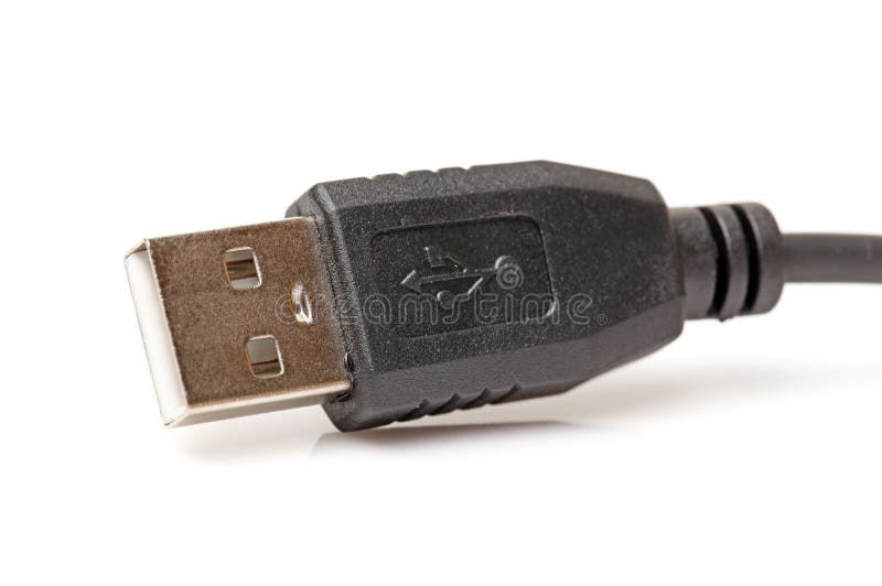 USB cable stock photo. Image of front, electronics, background - 34391182
