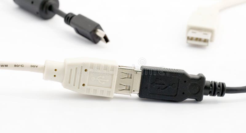 Usb Cables stock image. Image of connector, communicate - 10597731