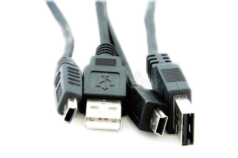 USB cables stock image. Image of heap, security, cable - 7266303