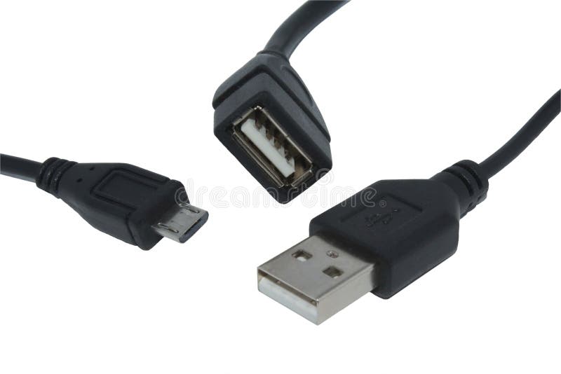 Usb cables stock image. Image of information, drive, data - 55220251