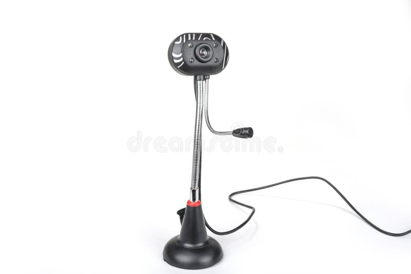 USB Camera and Microphone for Computer or Laptop Stock Image - Image of ...