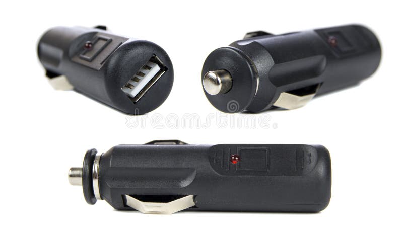 USB car adaptor stock image. Image of electric, inverter - 30361261