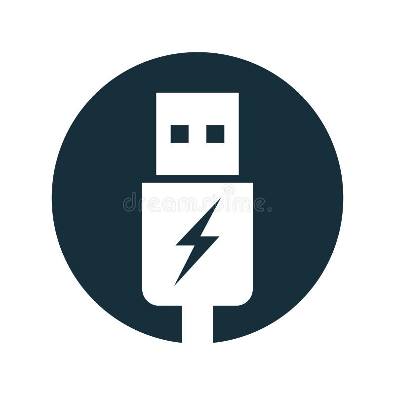 Usb Charger Logo Usb Port Icon Vector Images (over 6,800)