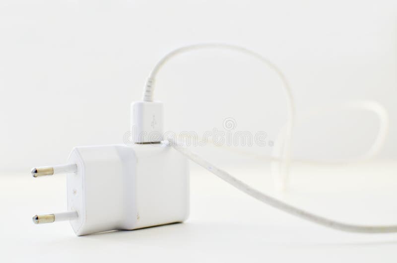 Usb charging white stock image. Image of bank, mobile - 130530945