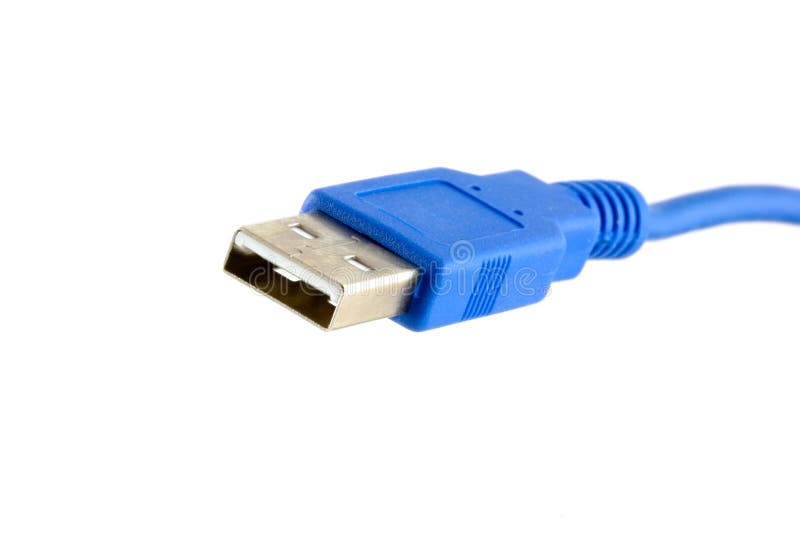 USB Connector and Cable stock image. Image of hardware - 14736497