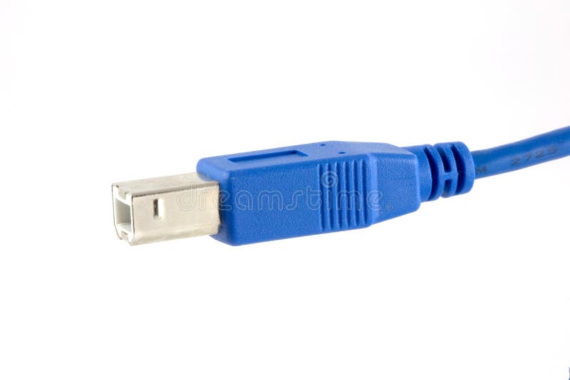 USB Connector and Cable stock image. Image of communications - 14736505