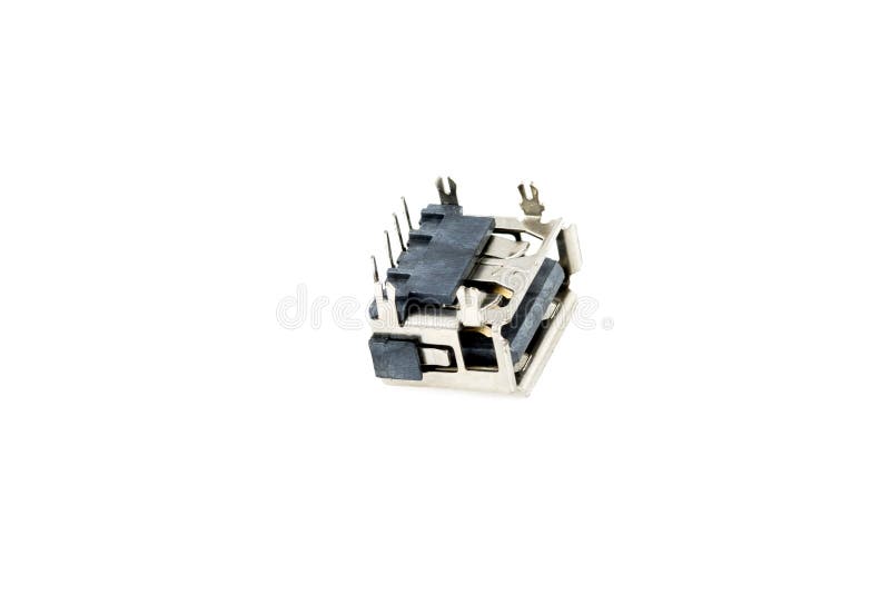 USB Connector Chip stock image. Image of background, back - 82691073