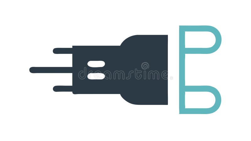 USB Connector Plug Icon, Electronic Port Vector Graphic, Vector Design ...