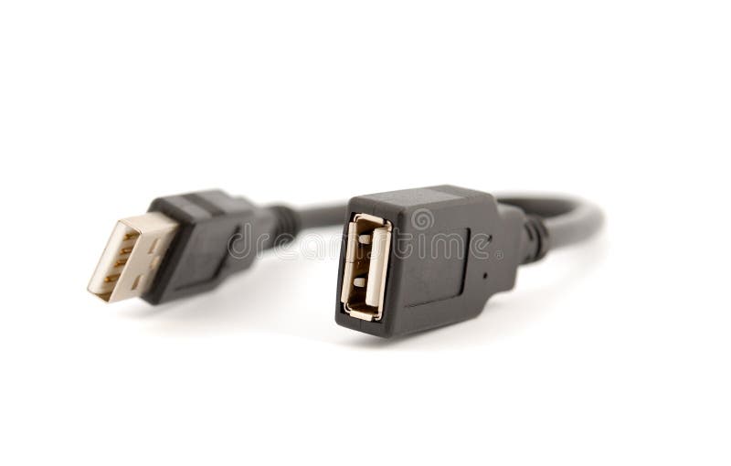 USB connectors, cable. stock photo. Image of electrical - 10798542