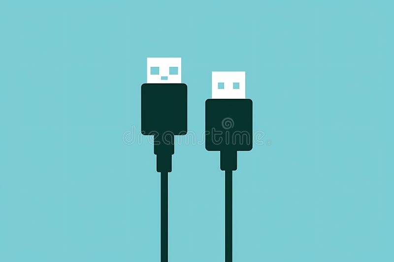 USB Connectors Data Transfer, Cable, Interface, Minimalist, Technology ...