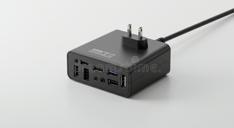 USB Connectors are Depicted with a Futuristic Twist. a USB-a and USB-C ...