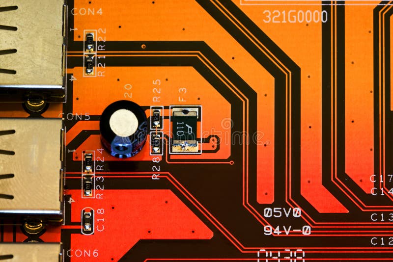 Printed circuit board stock image. Image of board, chip - 1787099