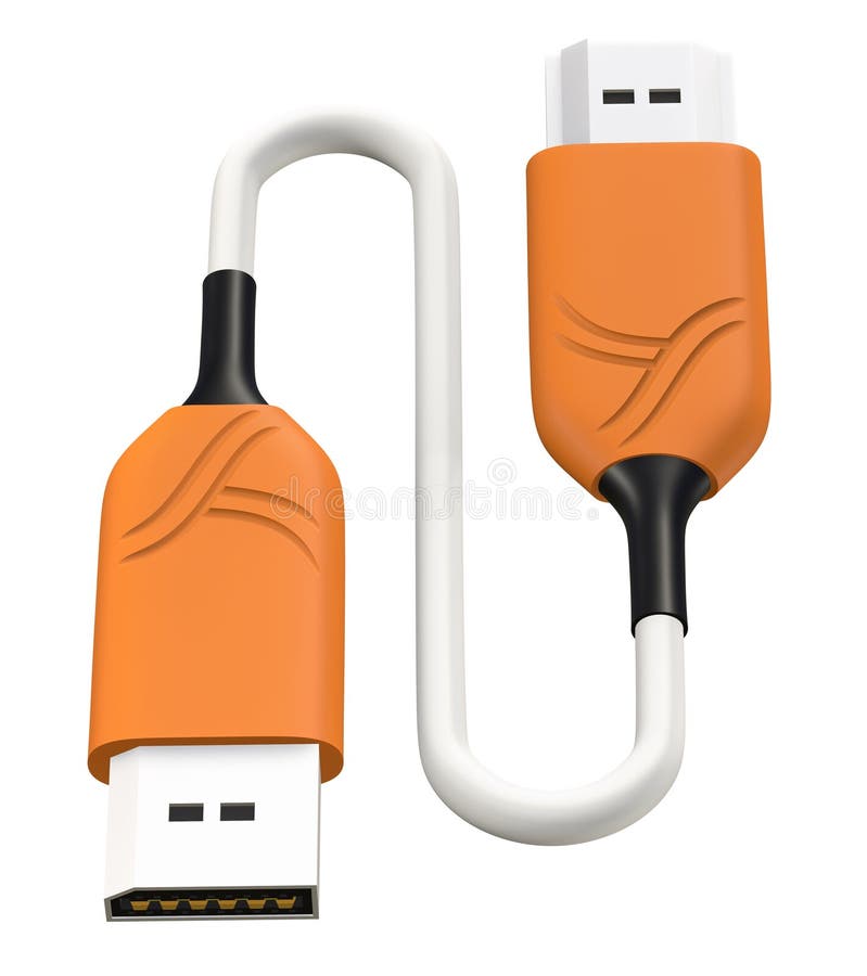 USB 3d Icon Transparent Illustration Stock Image - Illustration of ...