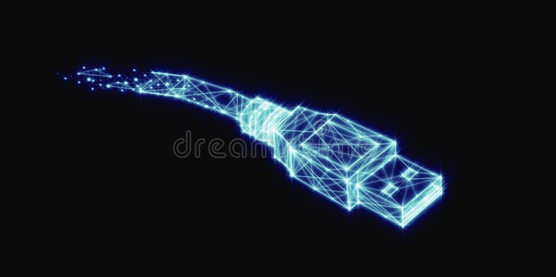USB Data Cable One Line Drawing .Technological Concept .Computer Wire ... USB Data Cable One Line Drawing .Technological Concept .Computer Wire ...