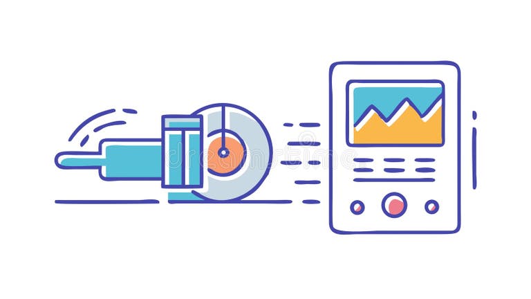 USB Data Transfer Analysis, Digital Information Flow, Vector Design Generative AI Stock Vector ...