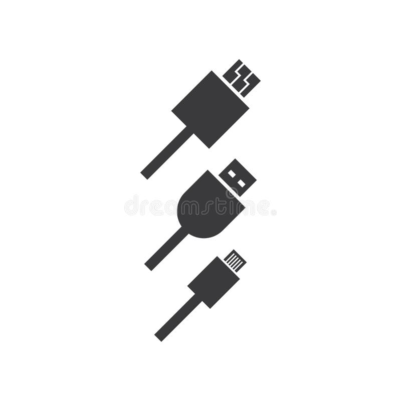 USB Data Transfer Logo Vector Stock Vector - Illustration of graphic ...