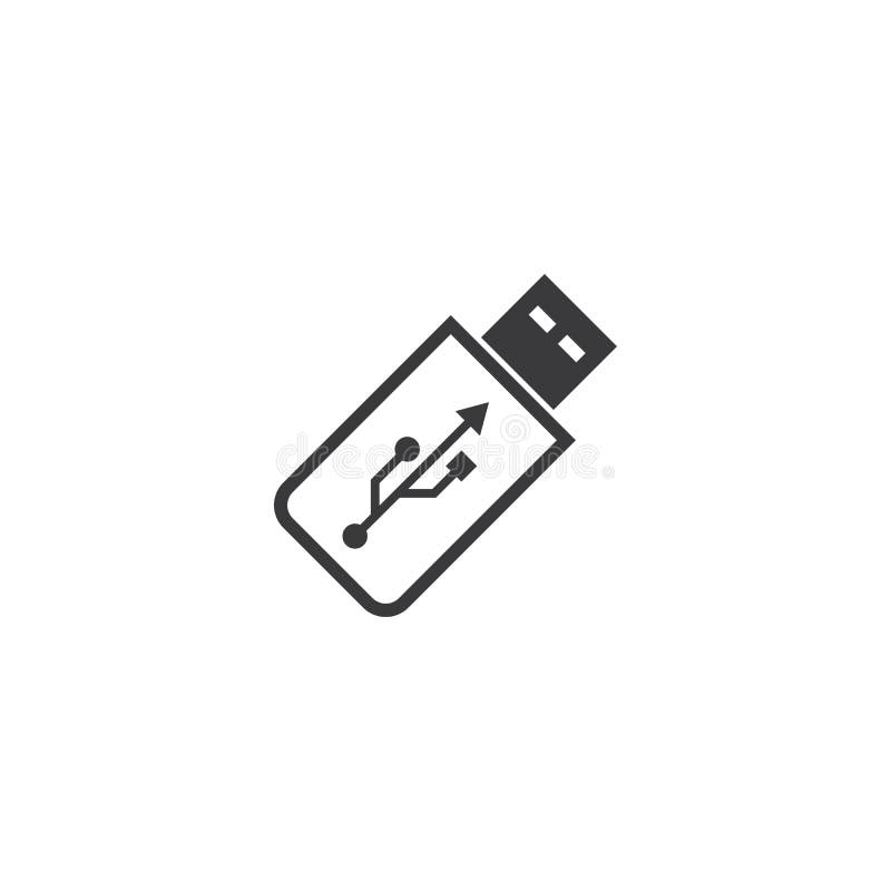 USB Data Transfer Logo Vector Stock Vector - Illustration of plug ...