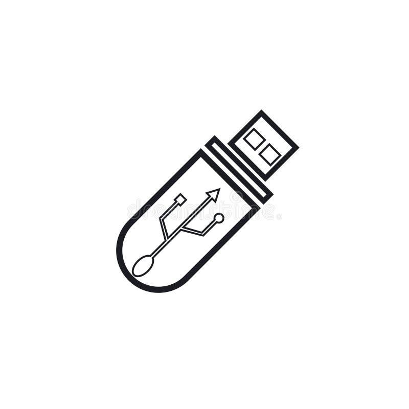 USB data transfer icon stock vector. Illustration of storage - 151453100