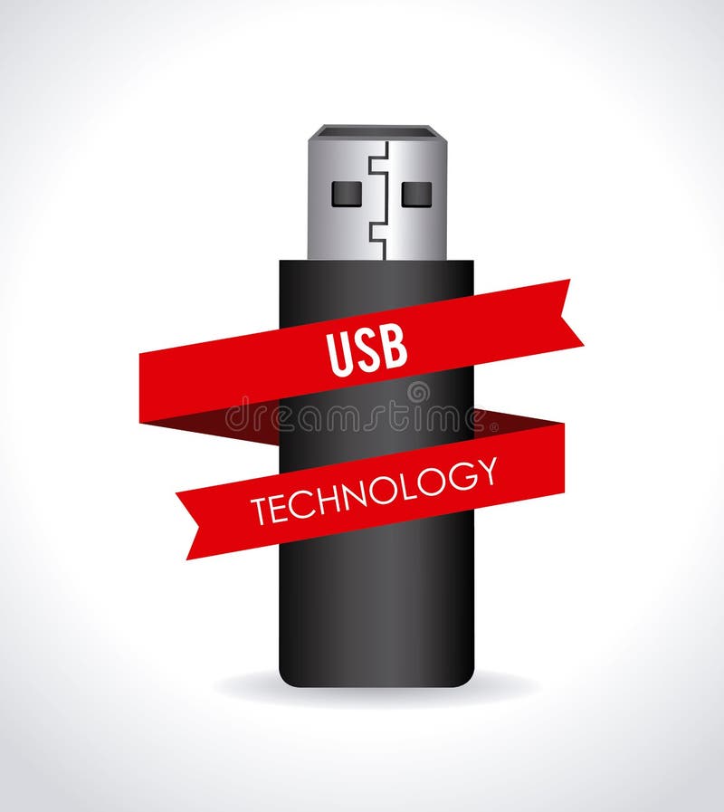 USB design stock vector. Illustration of plug, file, digital - 46114939