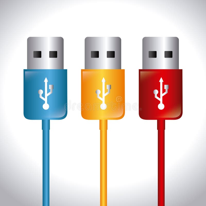 USB design stock vector. Illustration of information - 46114965