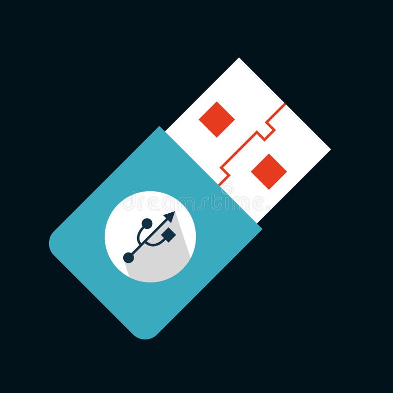 Usb device stock vector. Illustration of storage, digital - 50341796