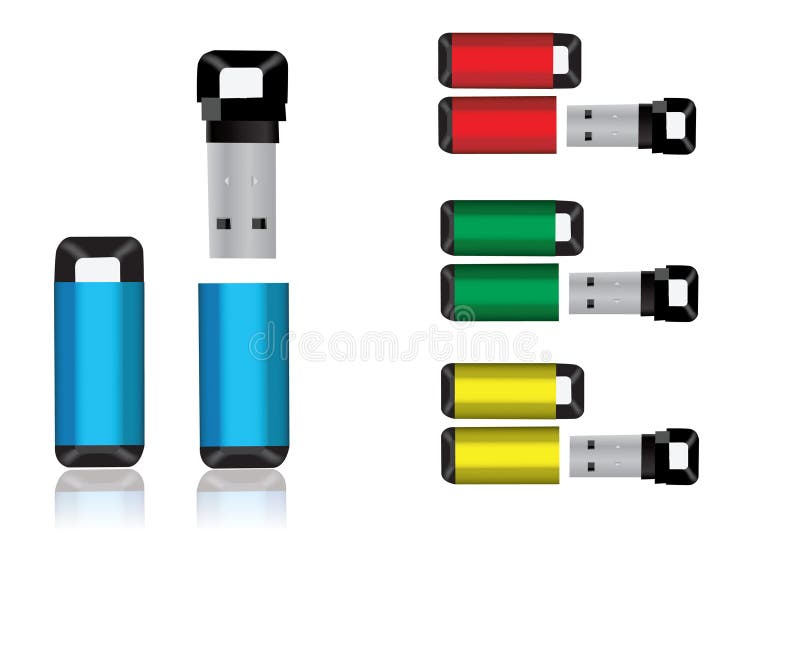 USB Devices stock illustration. Illustration of portable - 13977046
