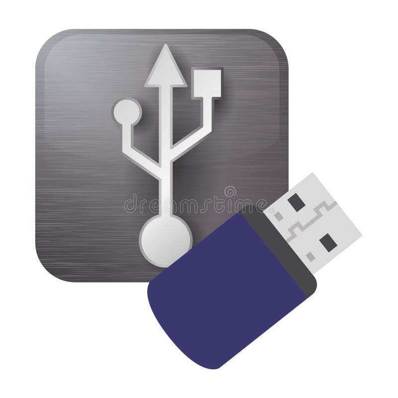 USB digital design stock vector. Illustration of electronic - 58663775