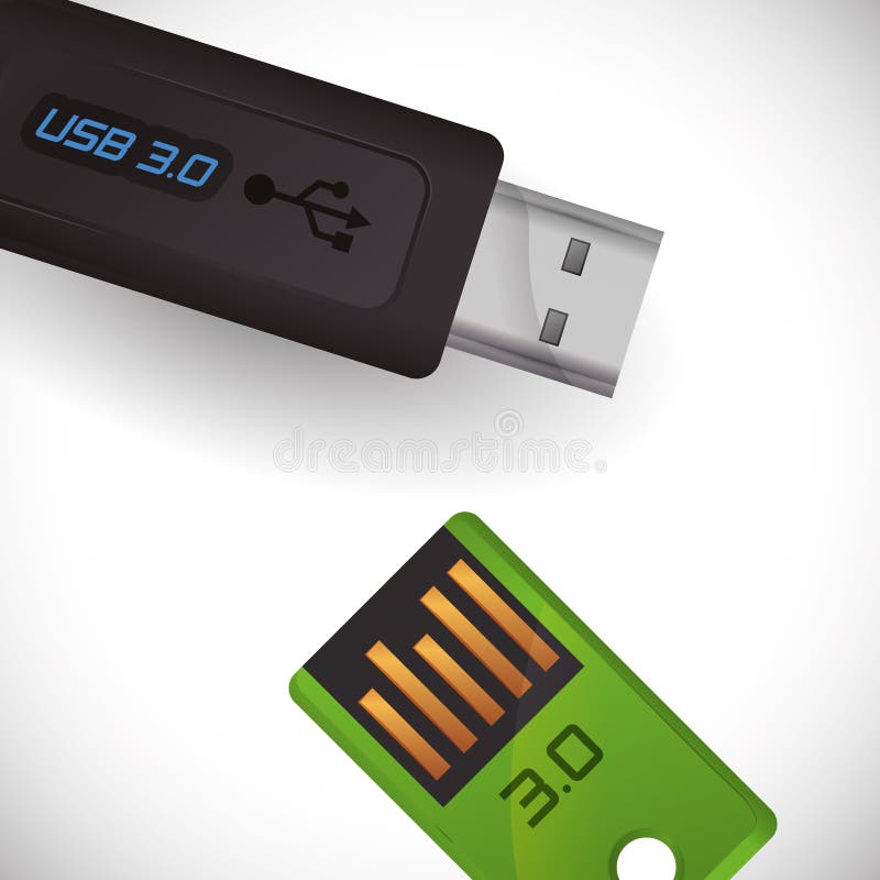USB digital design stock vector. Illustration of device - 58663892