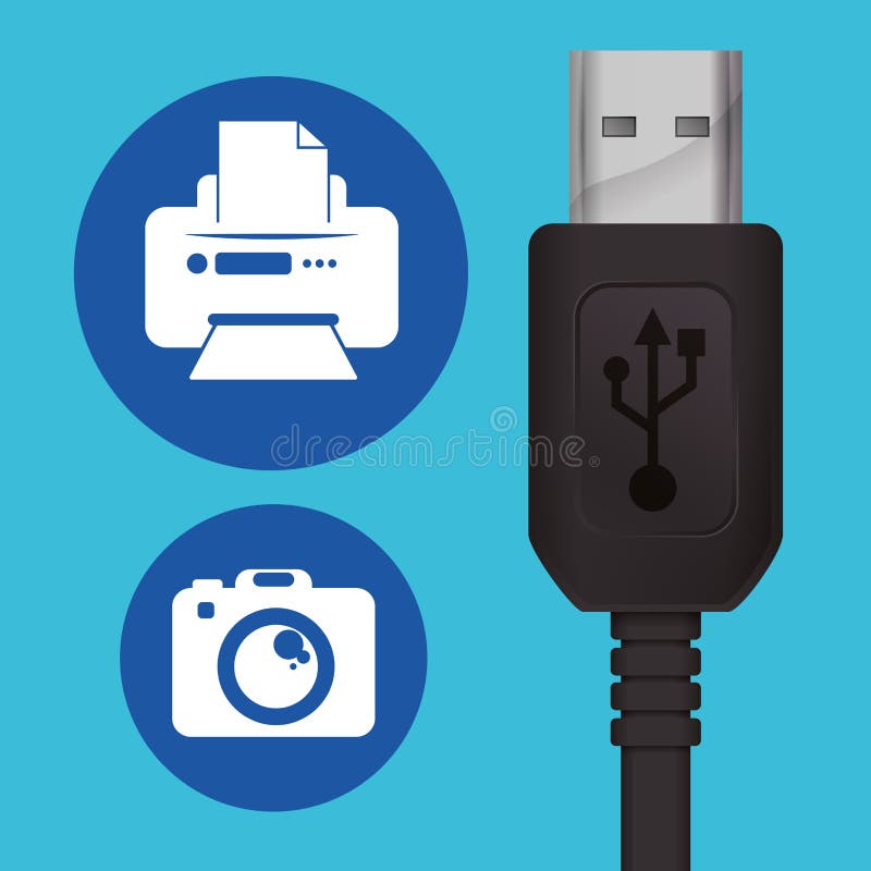 USB digital design stock vector. Illustration of information - 58664112