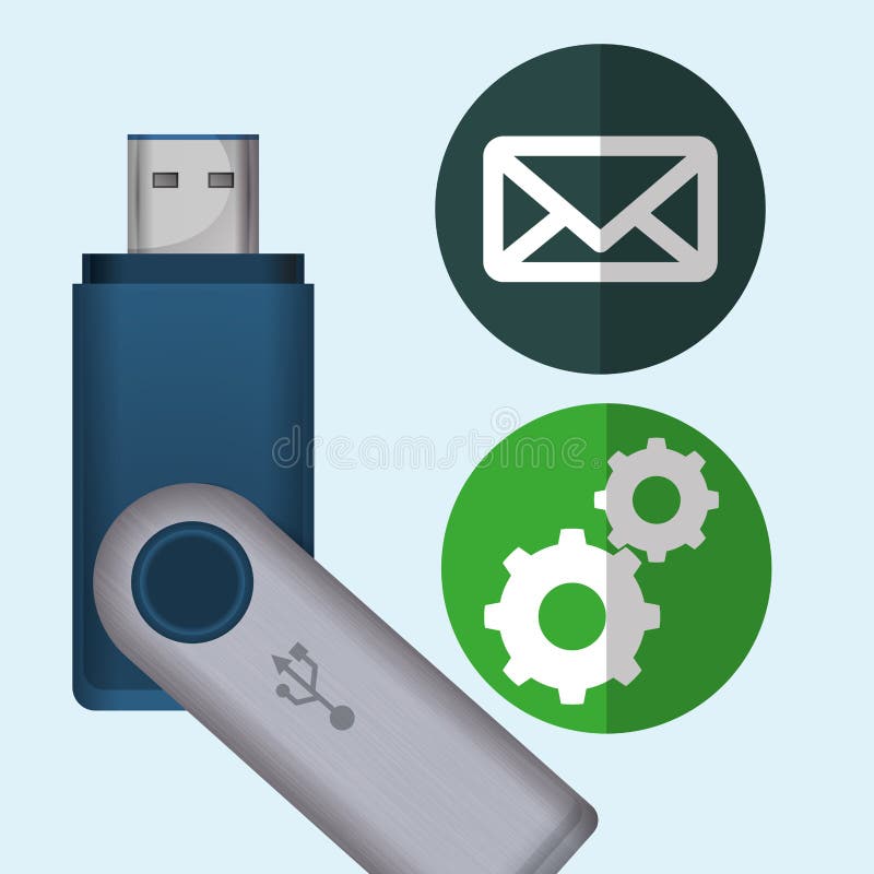 USB digital design stock vector. Illustration of icon - 58664660