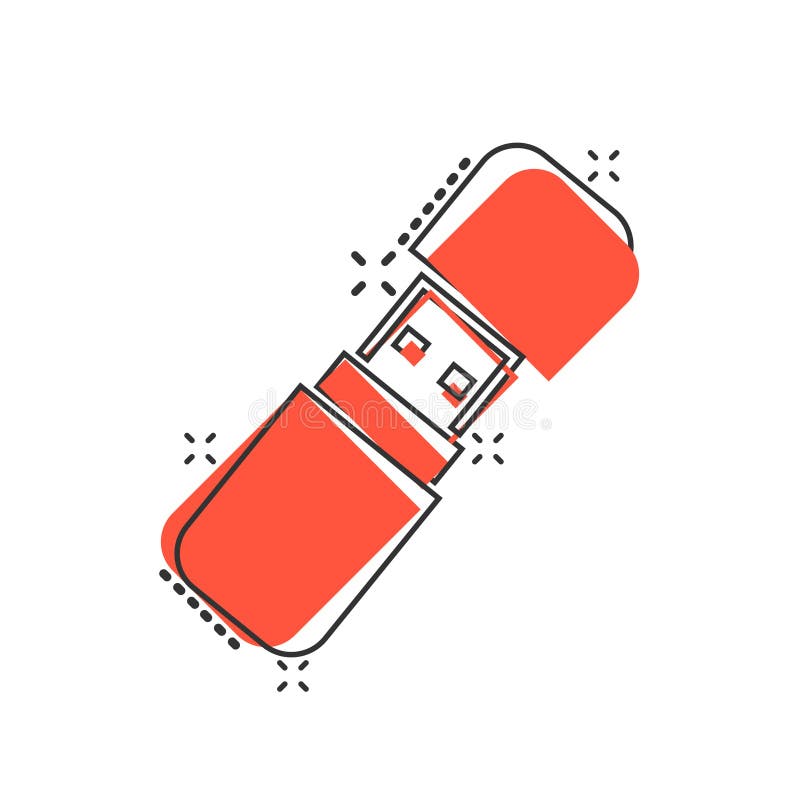 Cartoon Drive Flash Icon Usb Stock Illustrations – 721 Cartoon Drive ...