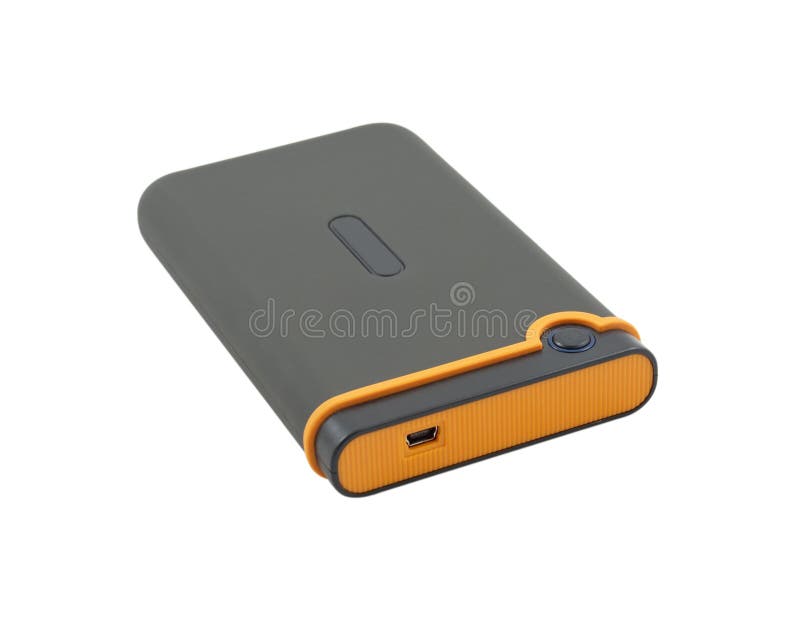 USB External Portable Hard Drive Stock Image - Image of power, design ...