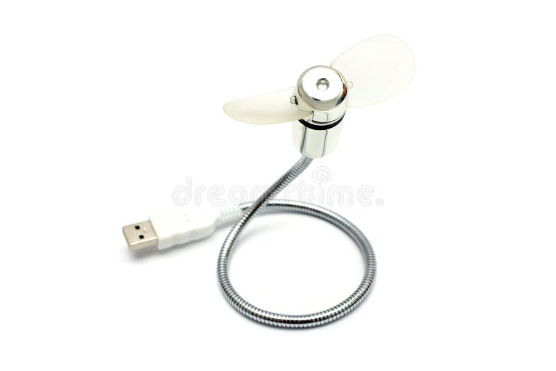 USB Fan stock image. Image of isolated, cable, equipment - 9181809