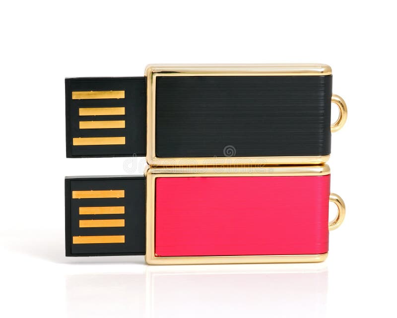 USB flash stock photo. Image of electronics, white, isolated - 13139924