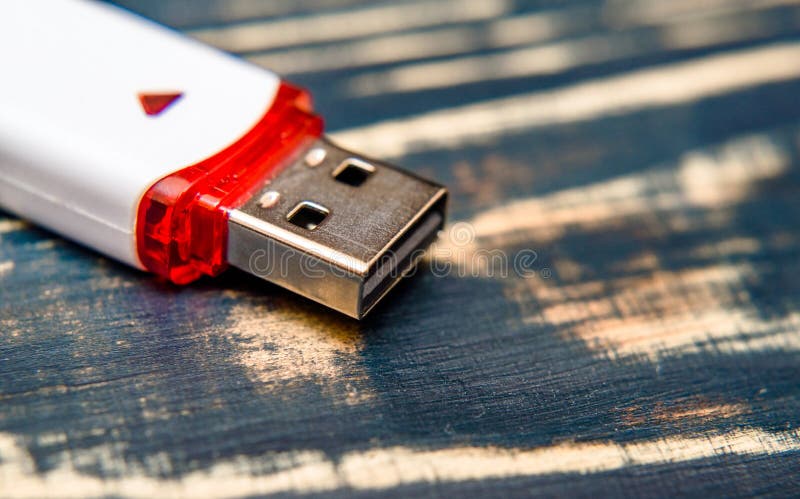 USB Flash Card with White Color Stock Image - Image of safety ...