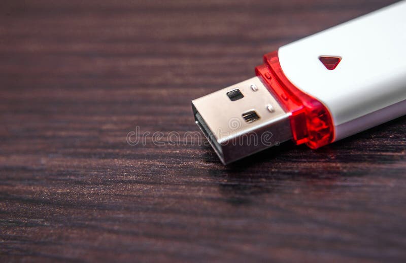 USB Flash Card with White Color Stock Image - Image of safety ...