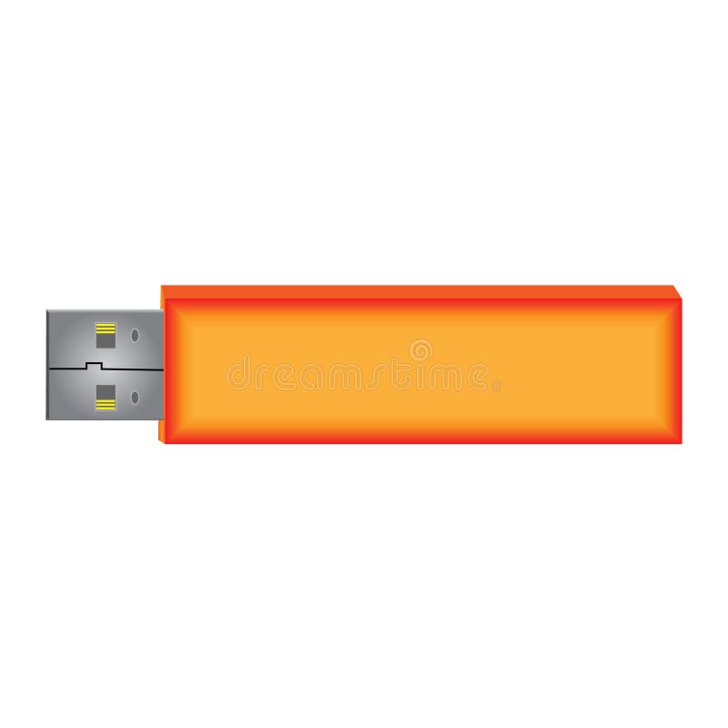 USB Flash Drive stock vector. Illustration of background - 7259719