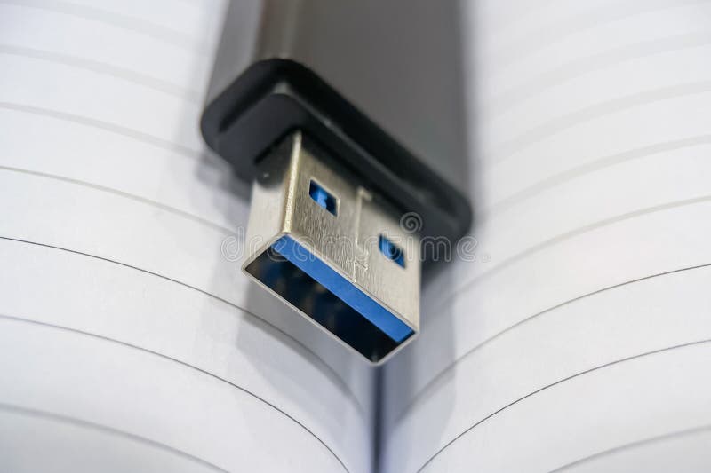 USB 3.0 Flash Drive Close-up Stock Image - Image of information, memory ...
