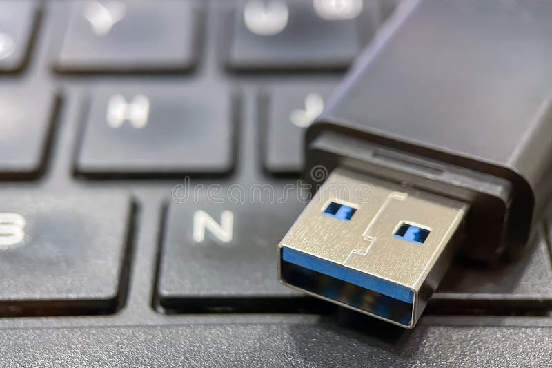 USB 3.0 Flash Drive Close-up Stock Image - Image of hardware, color ...