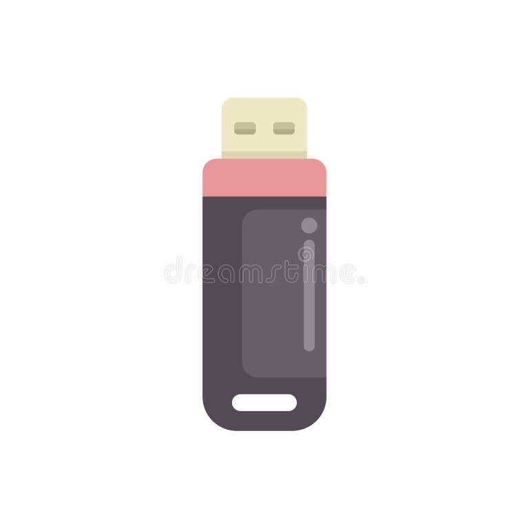 Usb Flash Drive Data Storage Device Icon Stock Illustration ...