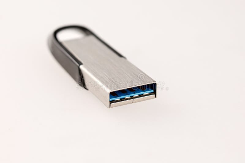 USB Flash Drive for Data Storage Stock Photo - Image of software ...
