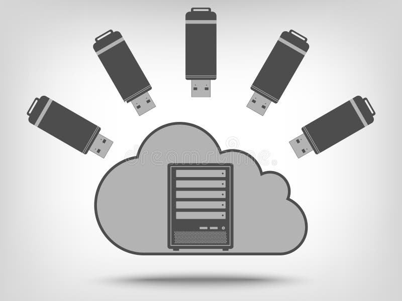 USB flash drive stock illustration. Illustration of desktop - 56053411