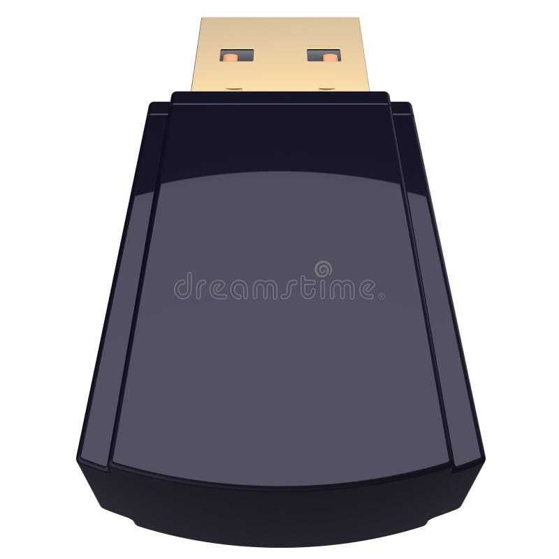 Usb Flash drive (Hi-Res) stock illustration. Illustration of black ...