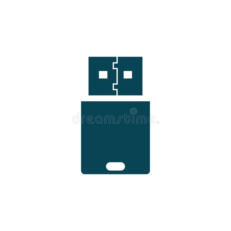 USB Drive 3D Icon stock illustration. Illustration of data - 359292099