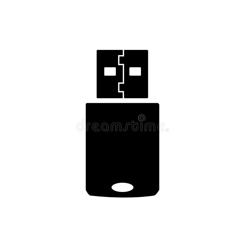 USB Drive 3D Icon stock illustration. Illustration of data - 359292099