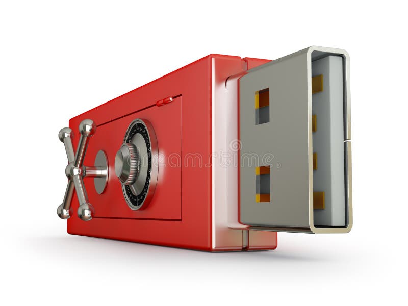 Usb Flash Drive Safe Lock Stock Illustrations – 602 Usb Flash Drive ...