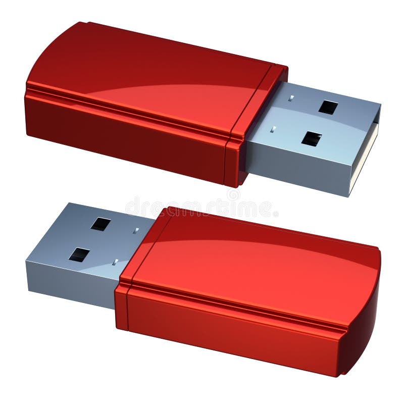 Data Security. Digital Usb Lock (Hi-Res) Stock Illustration ...