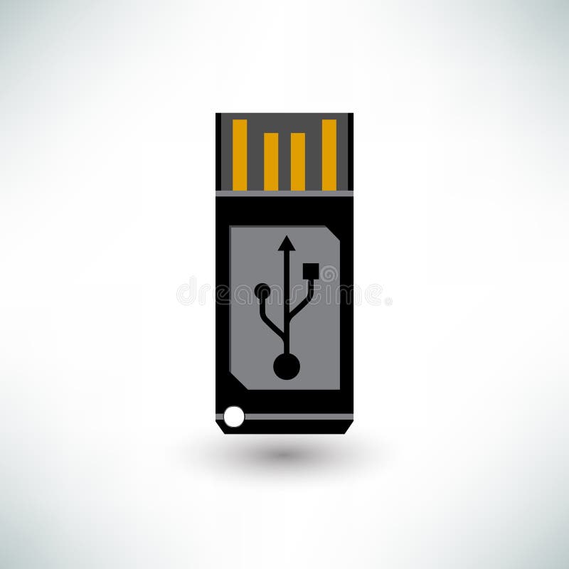 USB Flash Drive vector stock vector. Illustration of isolated - 79098739
